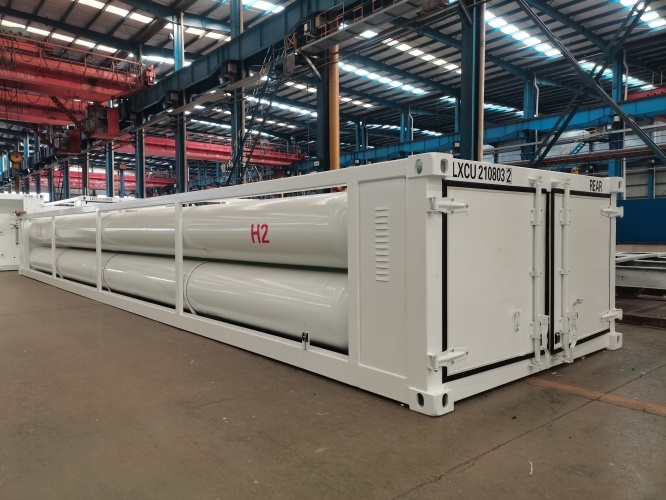 40ft 8 tubes hydrogen tube skid container