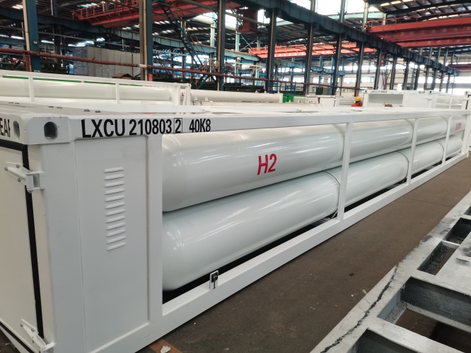 40ft 8 tubes hydrogen tube skid container