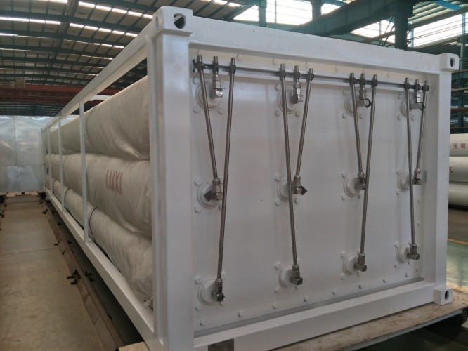 12 tubes CNG Tube Skid Container